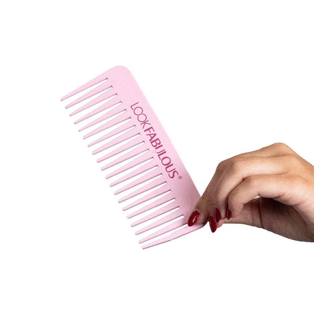 Pink Wide-Tooth Comb GWP – Frannie's Hair